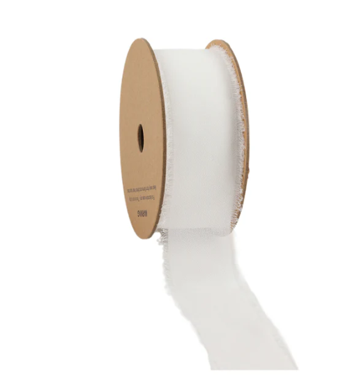 Frayed Edge Chiffon Ribbon 1.5" – Madison & Co